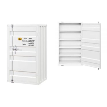 Acme Cargo Container Style Metal Chest with 1 Door, Multiple Colors ...