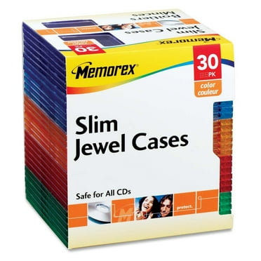 Innovera Slim CD Case, Clear Plastic, 25/Pack - Walmart.com