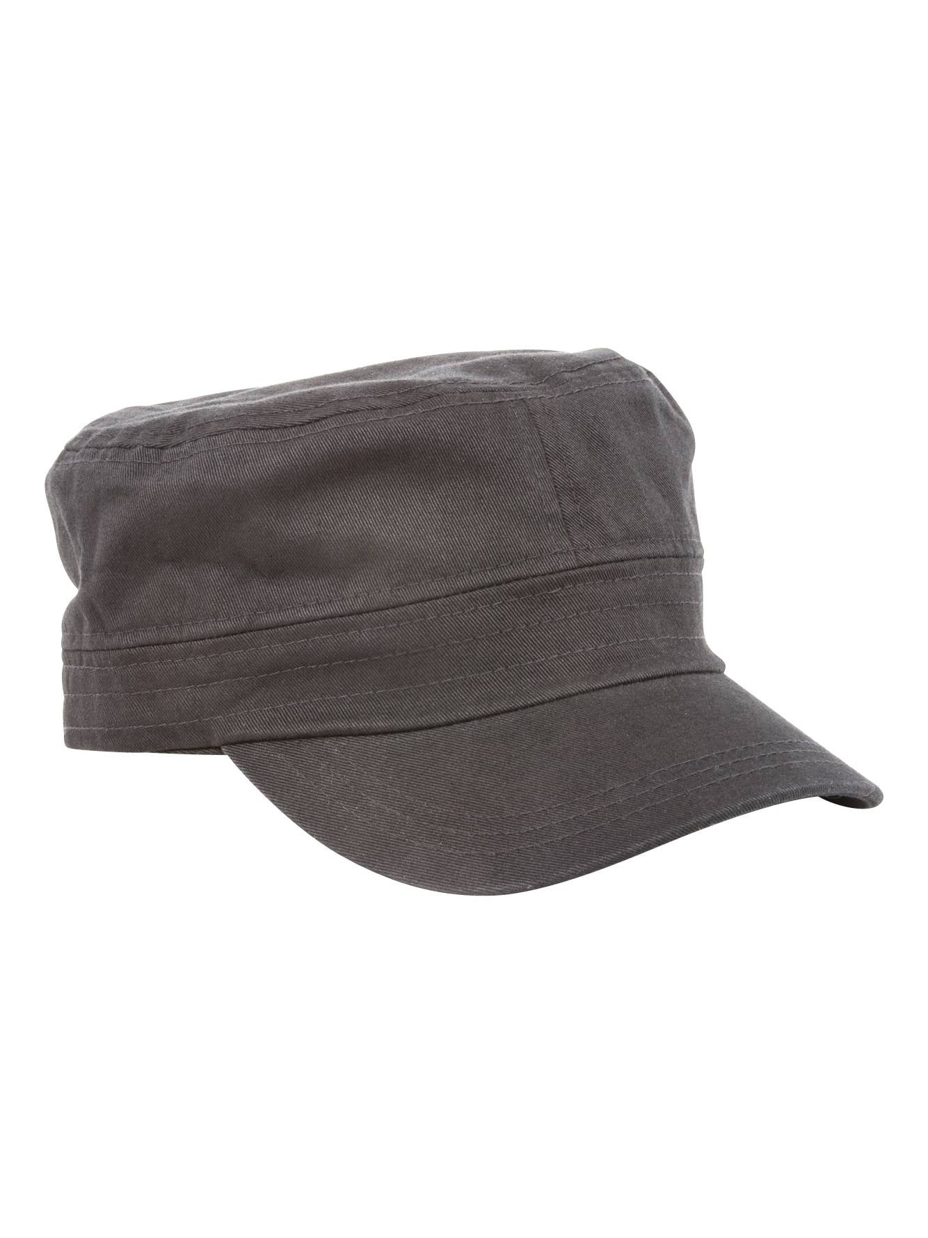 Trendy Military Fitted Cap - Black - Walmart.com
