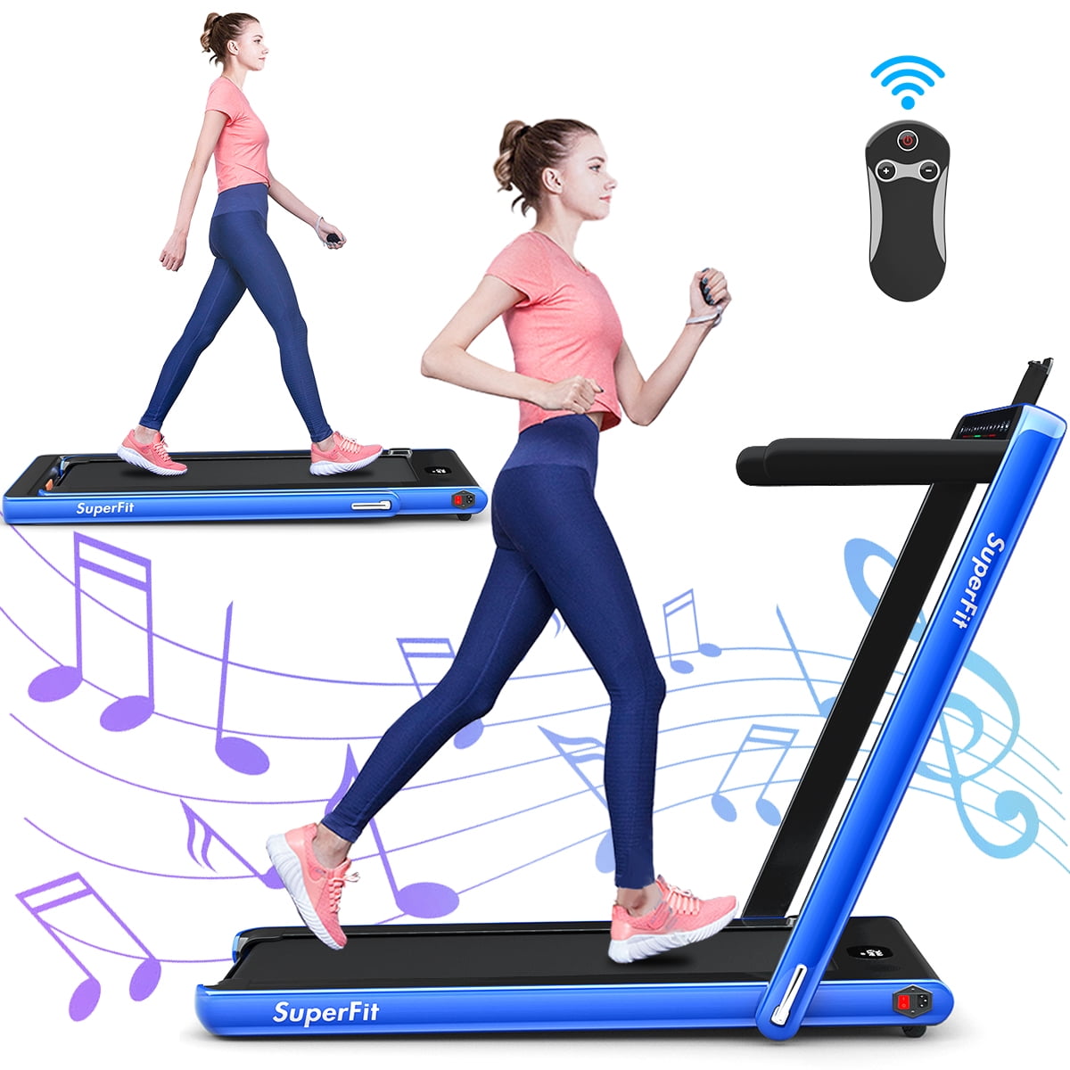 Click here for Gymax 2 In 1 Folding Treadmill 2.25hp Running Mach... prices