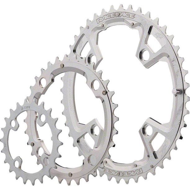 Race Face 9-Speed Race Chainring Set, 64mm x 104mm 22/32/44 Silver ...