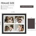 4-Pack 12x16 Picture Frames, 5x7 Collage Picture Frame, Displays Four ...