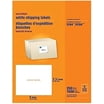 Staples White Laser/Inkjet Printable Shipping Labels, 2" x 4", 2500 ...