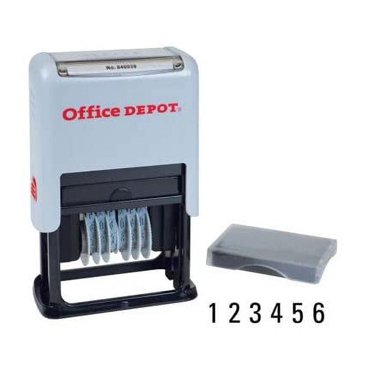 2000Plus® Numbering Stamp, 6-digit, Black Ink - Walmart.com