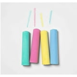 Sun Squad Non-Toxic Colored Sidewalk Chalk Set, 60 Pieces Multicolor ...