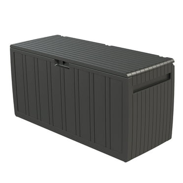 Salt / Sand / Ice Melt / De-icer Outdoor Storage Bin (Black) - Walmart.ca