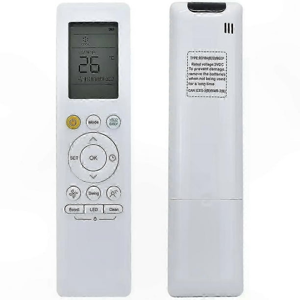 Remote Control for Midea Air Conditioner, Compatible with RG10A and ...