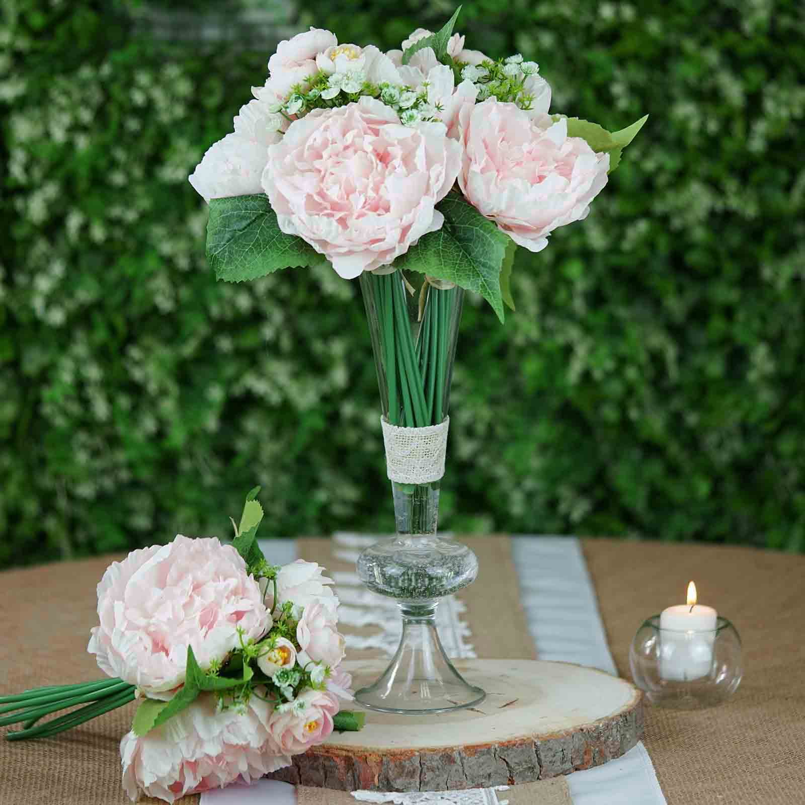 Peony Flower Arrangements Centerpiece