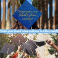 10 Pieces Graduation Cap Decoration Blank Graduation Cap Topper Glitter ...
