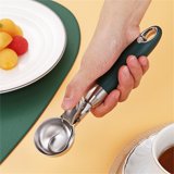 Farfi Comfortable Handle Ice Cream Scoop with Ball Fetching Device ...