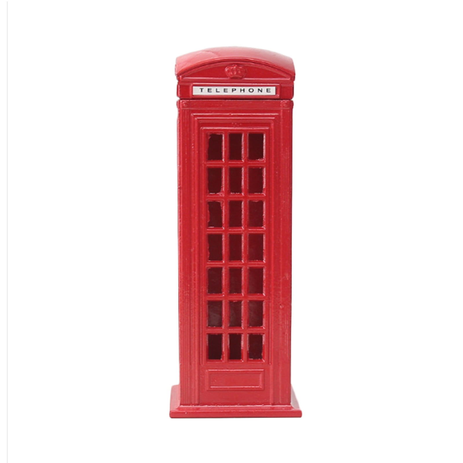 Retro Metal Piggy Bank Coin Bank Telephone Booth Toy Bank Safe Box ...