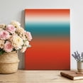 Bohemian Gradient Red Canvas Wall Art for Living Room, Modern ...