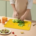 Double Sided Flexible Rubber Cutting Board | Nonstick Scratch-Resistant ...