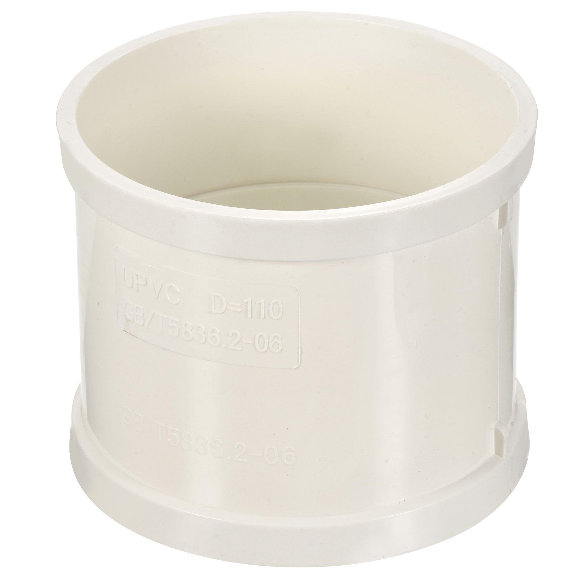 110mm PVC Straight Socket Connector Pipe Fitting Coupling Adapter ...
