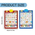 1Pcs Puzzle Wall Chart,2025 New Talking Wall For Kids – English ...