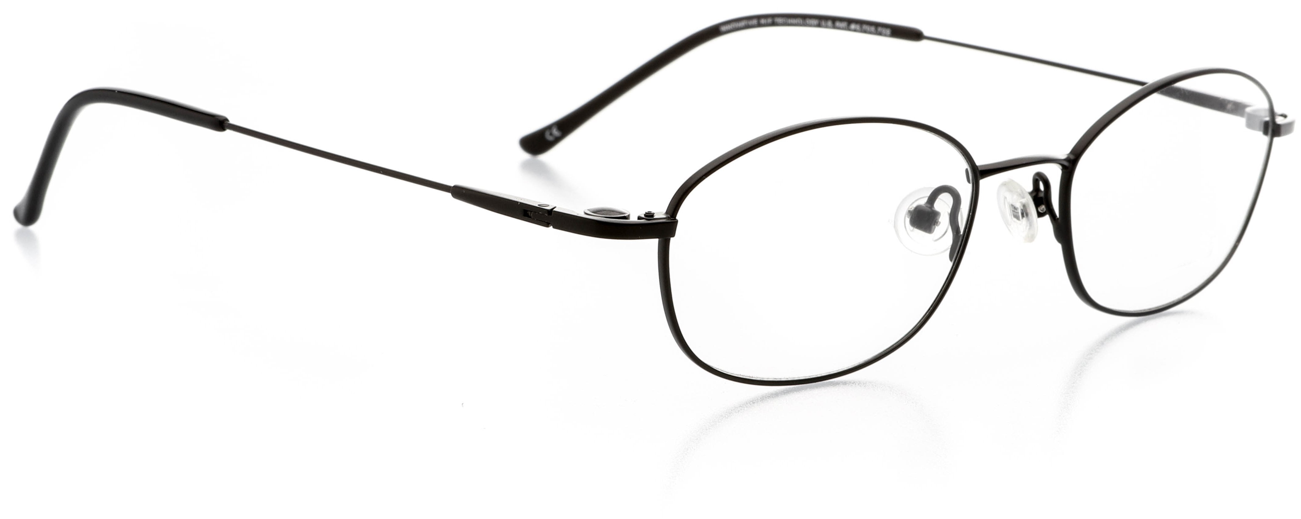 Optical Eyewear - Oval Shape, Metal Full Rim Frame - Prescription ...