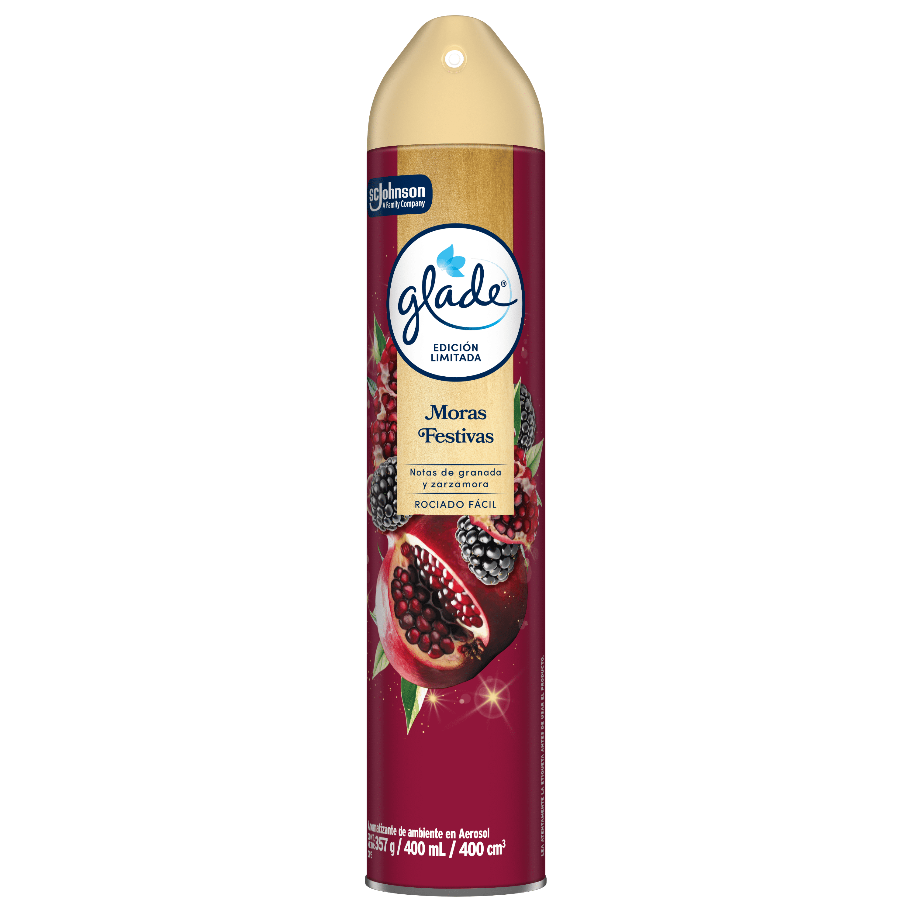 Aromatizante en aerosol Glade Moras Festivas 400 ml | Walmart en línea