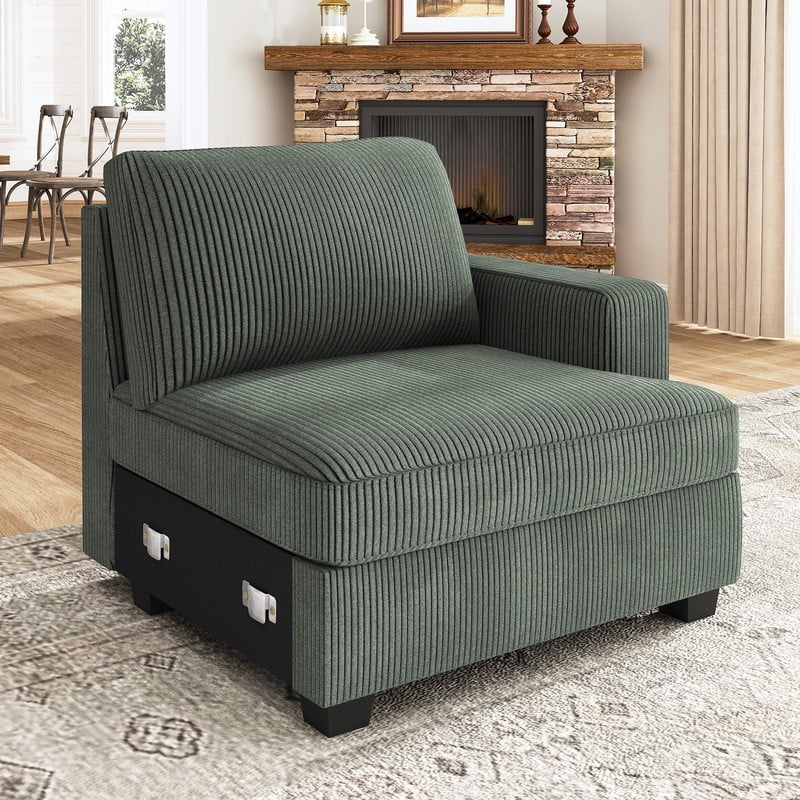 Click here for Honbay Right Arm Of Modular Sectional Corduroy Sof... prices