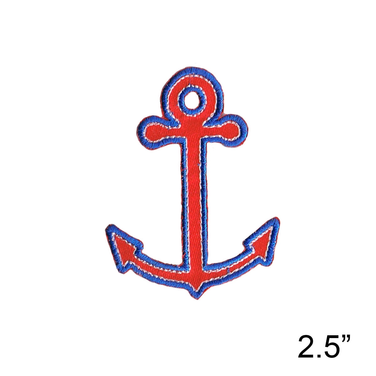 Anchor Patch Boat Sea Marine Ocean Nautical Embroidered Iron On ...