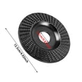 4 Pack 4-15/16" Angle Grinder Wood Grinding Disc, Flat Face Tungsten ...