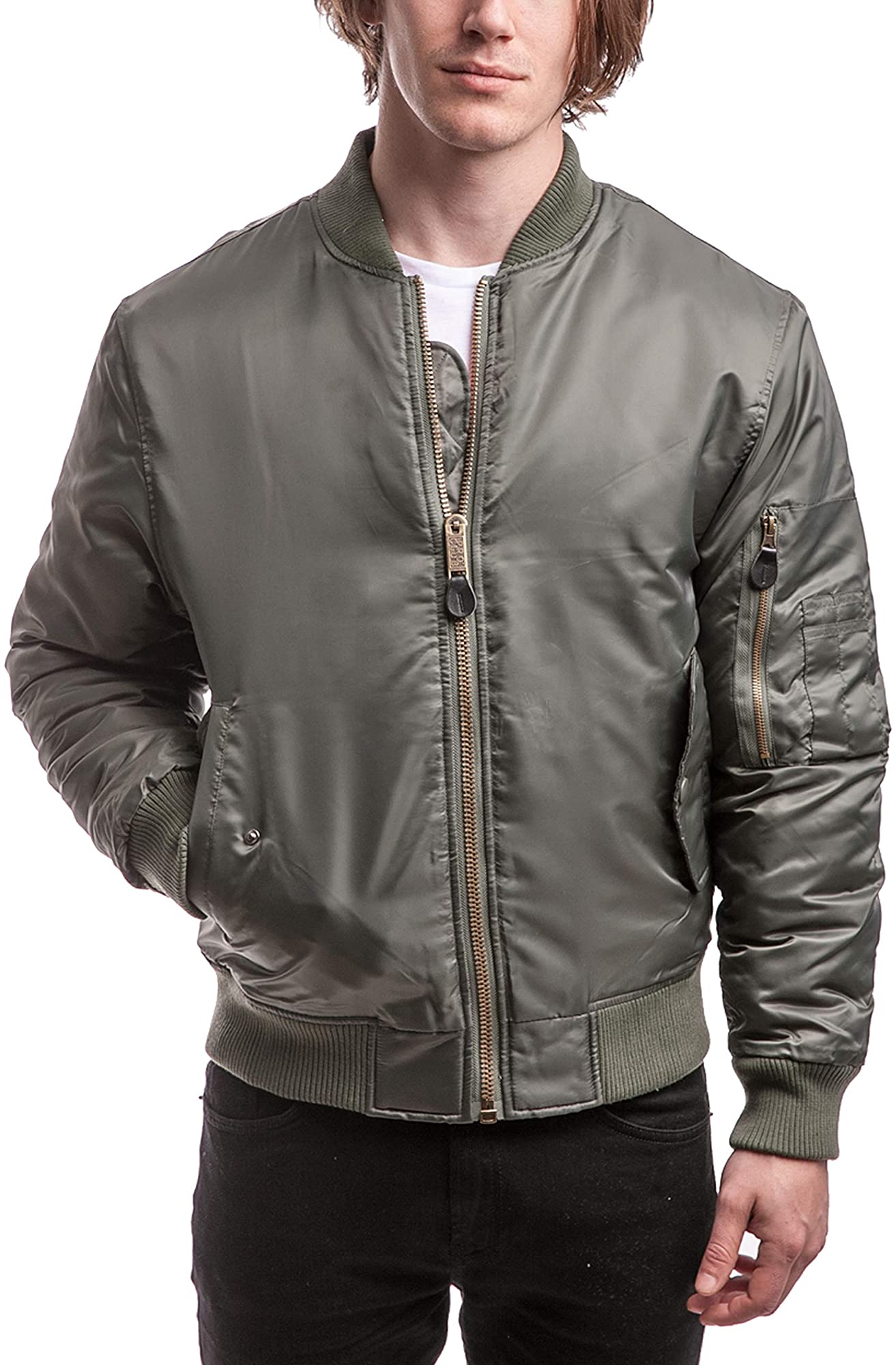 Pro Club Mens Flight Bomber Jacket | Walmart Canada