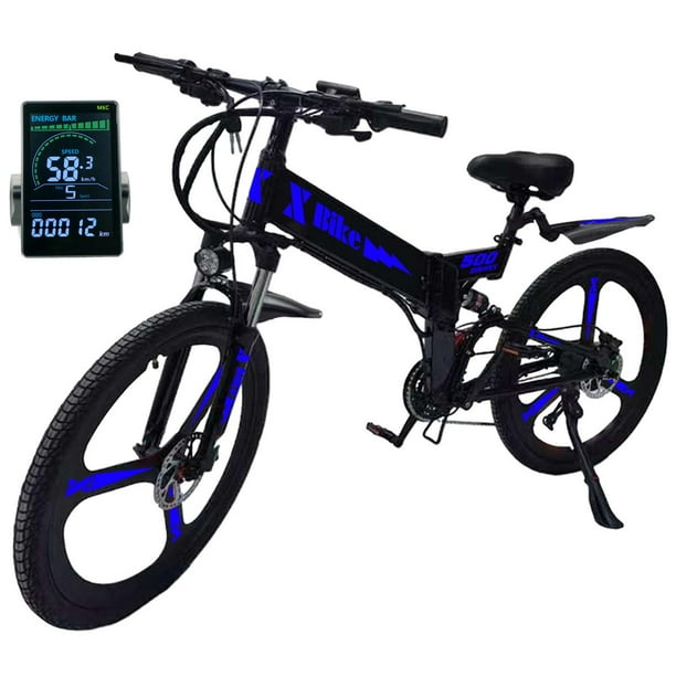 Bicicleta eléctrica Xtream Boom X Bike Mount 500 Pro Black 500W 10.4Ah 27 Vel | Bodega Aurrera ...