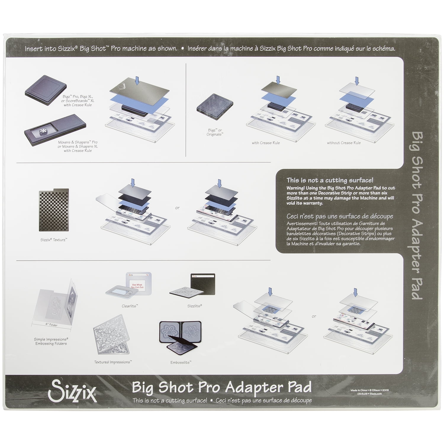 Sizzix Big Shot Pro Adapter Pad-Standard - Walmart.com