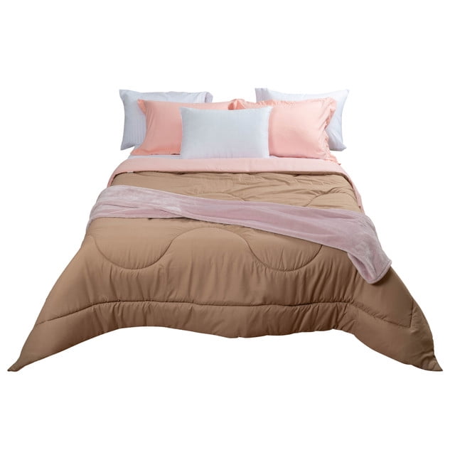 Set de Cama Queen Size: Edredón + Sabanas + Almohadas + Frazada Spring ...