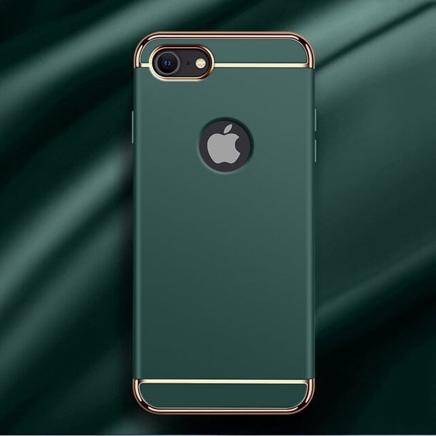 Funda mate chapada de lujo para iPhone, carcasa dura a prueba de golpes ...