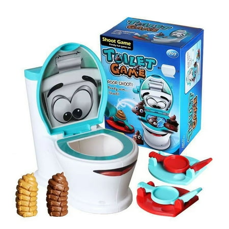 stanreset Fun Poop Throwing Game Toy Aim And Throw Into Toilet For ...