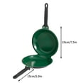 Abcnature Nonstick Pancake Maker, Copper Folding Omelet Pan, Crepe Pan ...