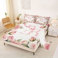 Catabedysis Cute Bowtie Initial B Bed Sheets,Valentine Flowers ABC ...