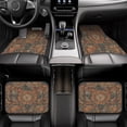 4-Piece Car Floor Mats Set, Bohemia Crystal Velvet Automotive Front ...