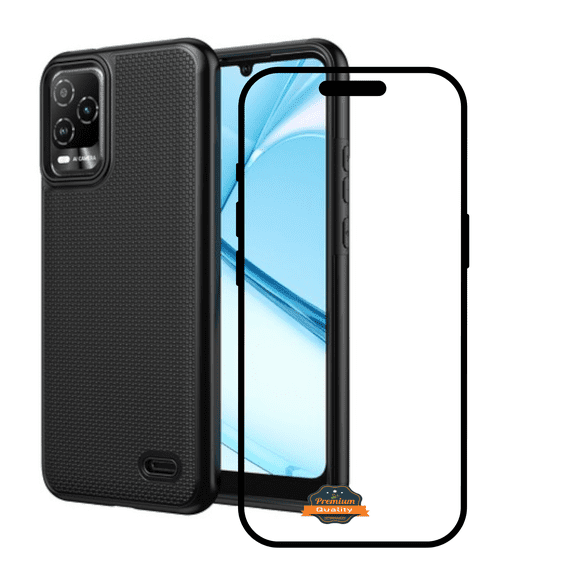 For BLU View 5 Pro 2024 Dual Layer Slim & Tough Hybrid Shockproof Heavy ...
