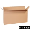 Box Partners Side Loading Boxes 54" x 8" x 28" Kraft 5/Bundle ...
