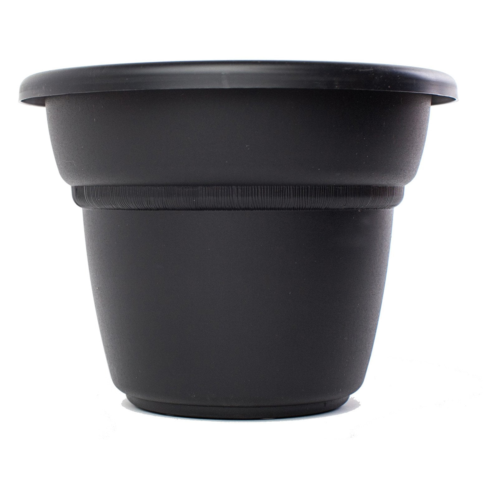 Bloem Milano Plastic Round Planter - Walmart.com