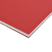 BuyPlastic King ColorCore Plastic Sheet 1/4" x 24" x 36" Red-White-Red ...