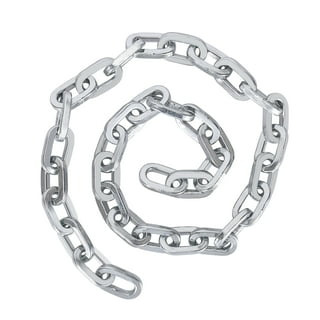 New White Vinyl Chain acco Chain 406980405 1/4" x 5' Boat Size 28 ...