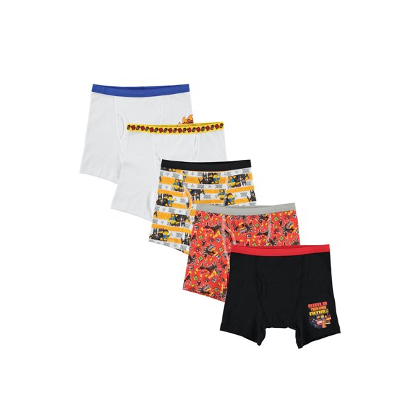 LEGO Movie Boys Underwear, 5 Pack Boxer Briefs (Little Boys & Big Boys ...