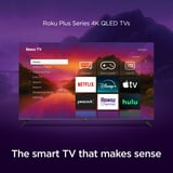 Roku 75' 4K QLED Plus Series Smart TV with Voice Remote Pro, Dolby ...