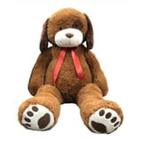 Big Plush Giant Stuffed Dog 5 foot Huge Stuffed Animal Puppy Plushie ...