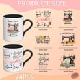 24PCS Funny Sewing UV DTF Cup Wrap UV DTF Transfer Paper Suitable for ...