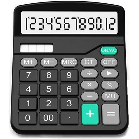 Calculators, Standard Function Electronics Calculator, 12 Digit Large ...