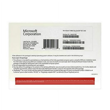 Microsoft Windows 10 Home 64 Bit USB - Lifetime License with Virus ...