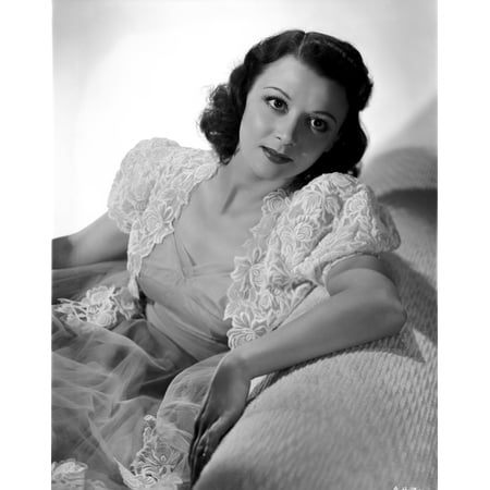 Ann Hunter sitting on the Couch wearing a Blouse Photo Print (8 x 10 ...