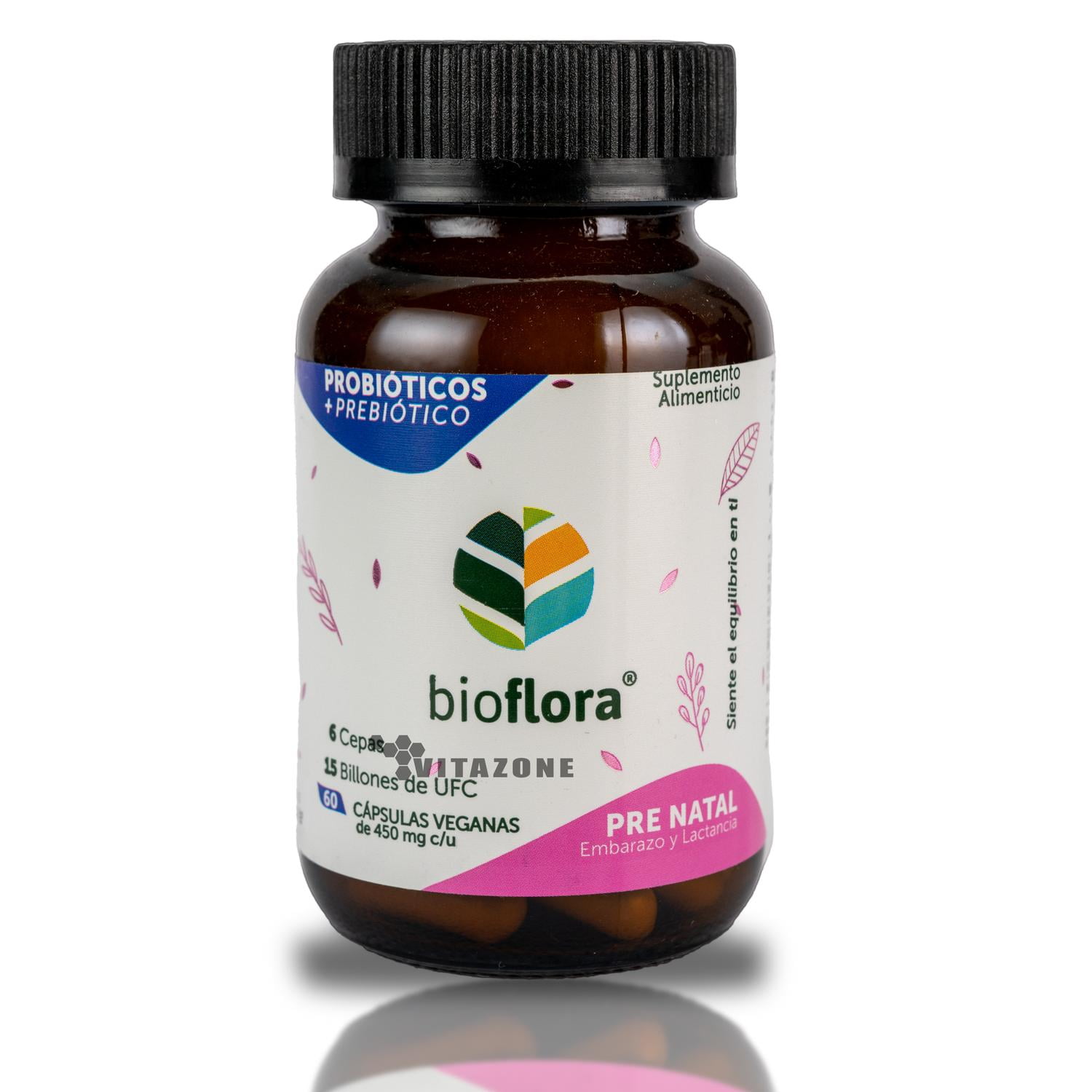 Probióticos y Prebióticos Embarazo y Lactancia 60 caps Bioflora Bioflora BIOFLORAPRENATAL ...
