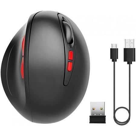 Dyfrio Ergonomic Optical Mouse,7D Wireless Mouse 2.4G Gaming Mouse ...