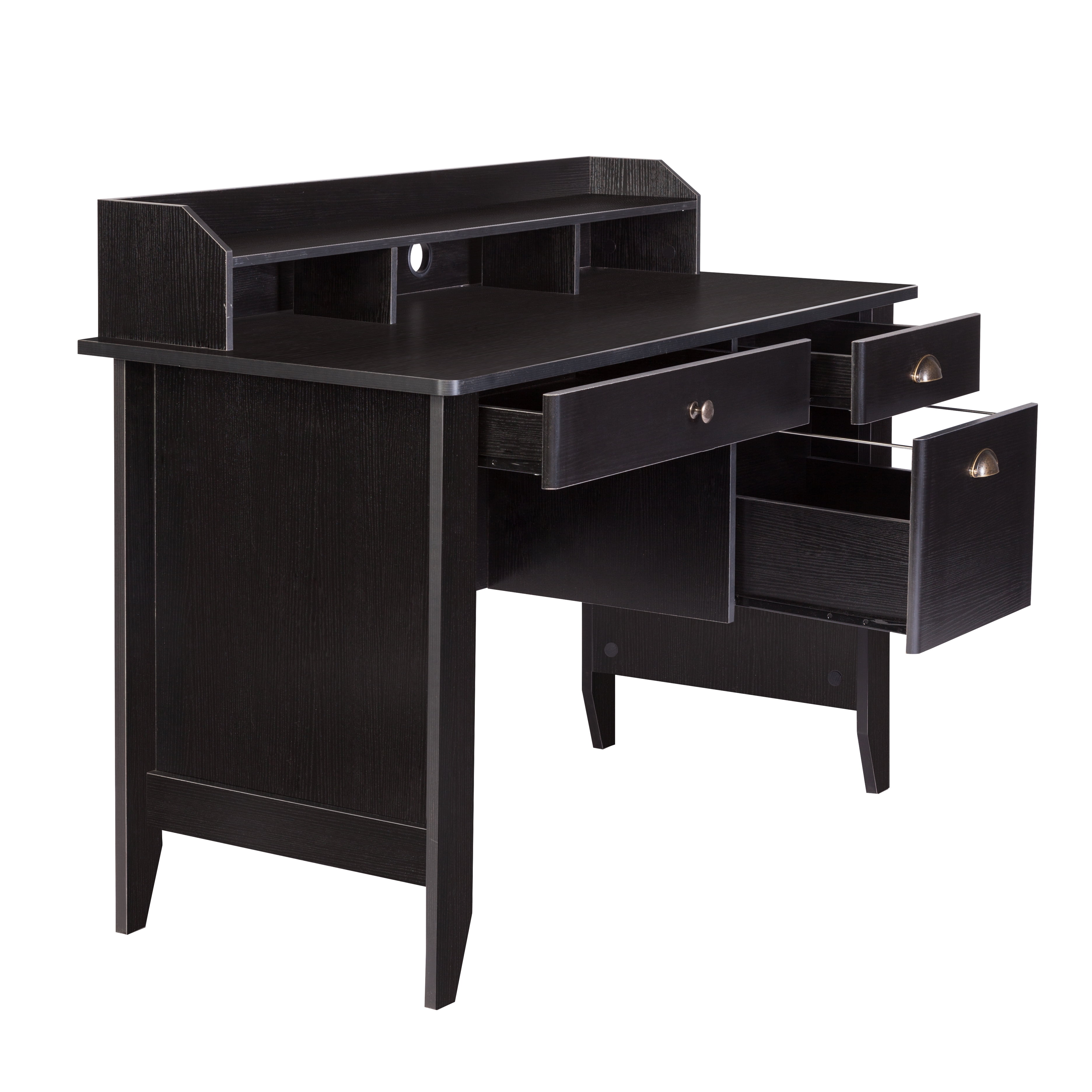 Executive Desk With Hutch Usb And Charger Hub Onespace at Savannah ...