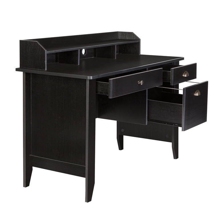 OneSpace Eleanor Executive Desk Black