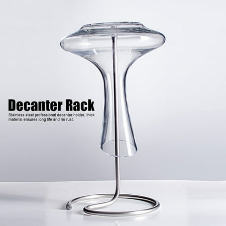 Rosvola Kitchen Supplies,Decanter Drying Stand,Stainless Steel Decanter ...
